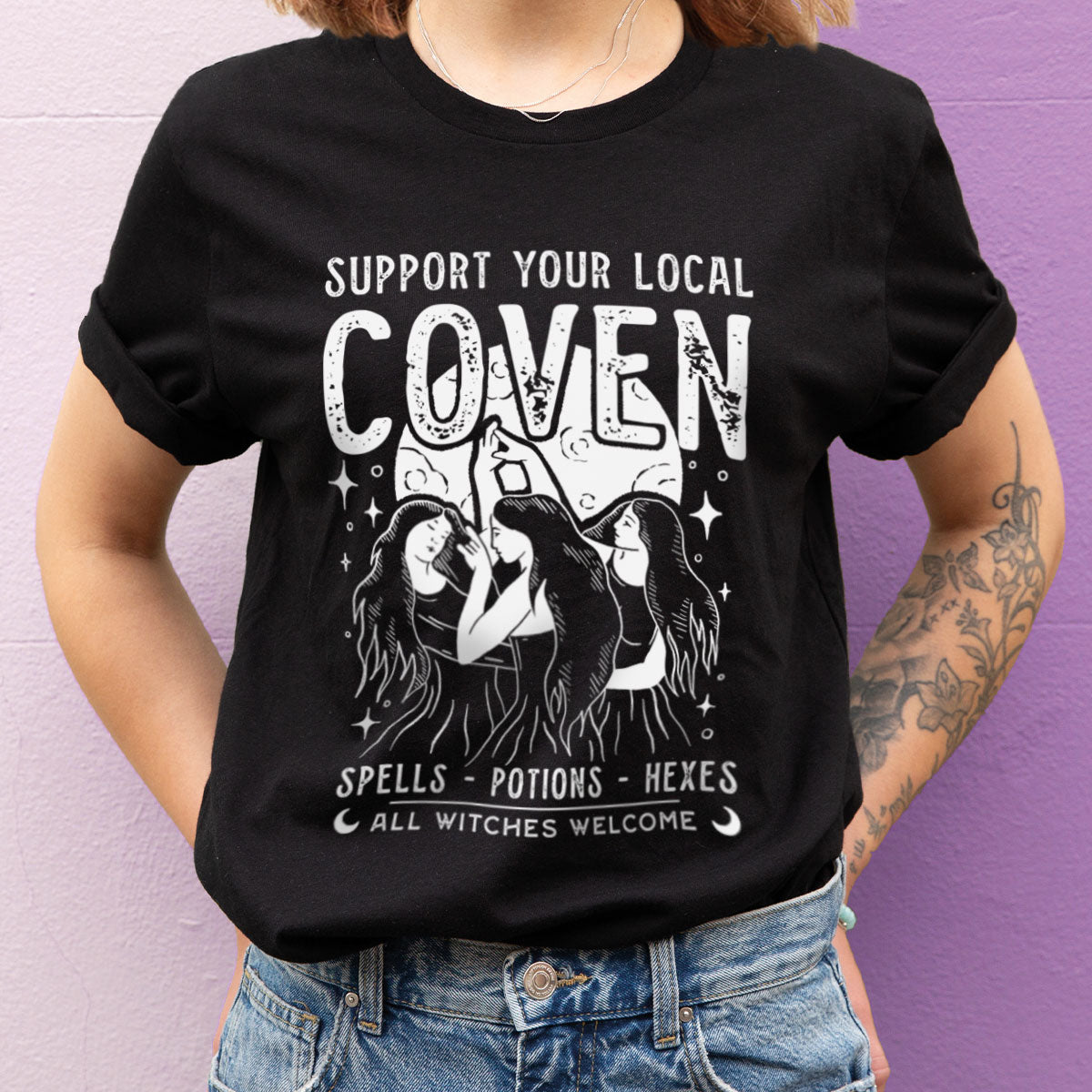 Support Your Local Coven T-Shirt | The Spark Company